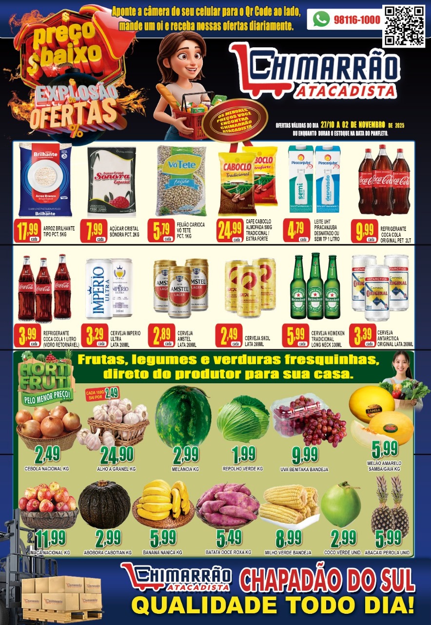 TABLOIDE do Chimarrão Atacadista válido de 27/10 a 2/11 em Chapado do Sul - Chapadense News